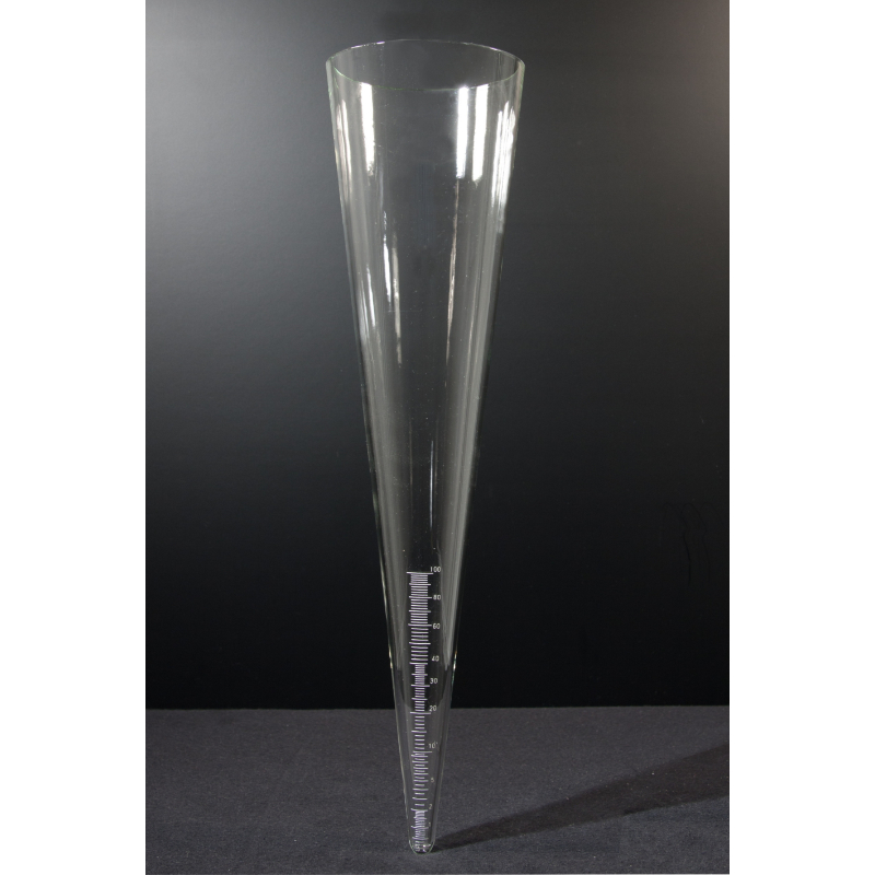 Cone sedimentação Imhoff sem torneira | Normax - Fábrica de Vidros ...