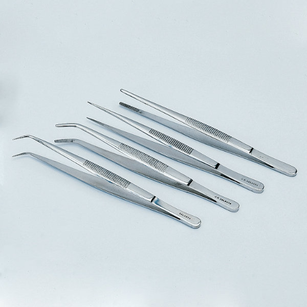 Pinça dissecação recta ponta roma | Normax - Fábrica de Vidros Científicos