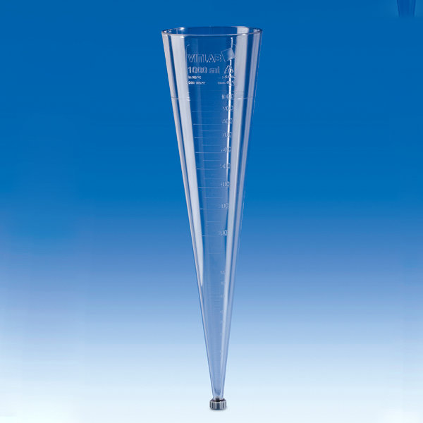 Cone Imhoff 1000 ml | Normax - Fábrica de Vidros Científicos