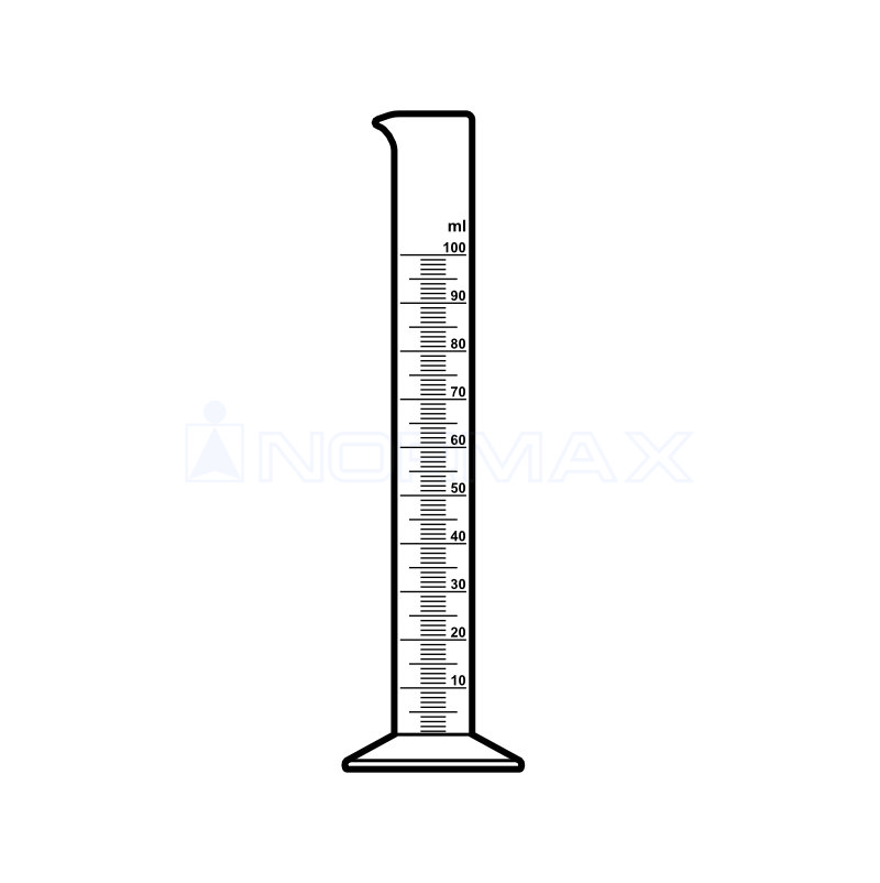 Proveta ASTM E-133 200 ml | Normax - Fábrica de Vidros Científicos